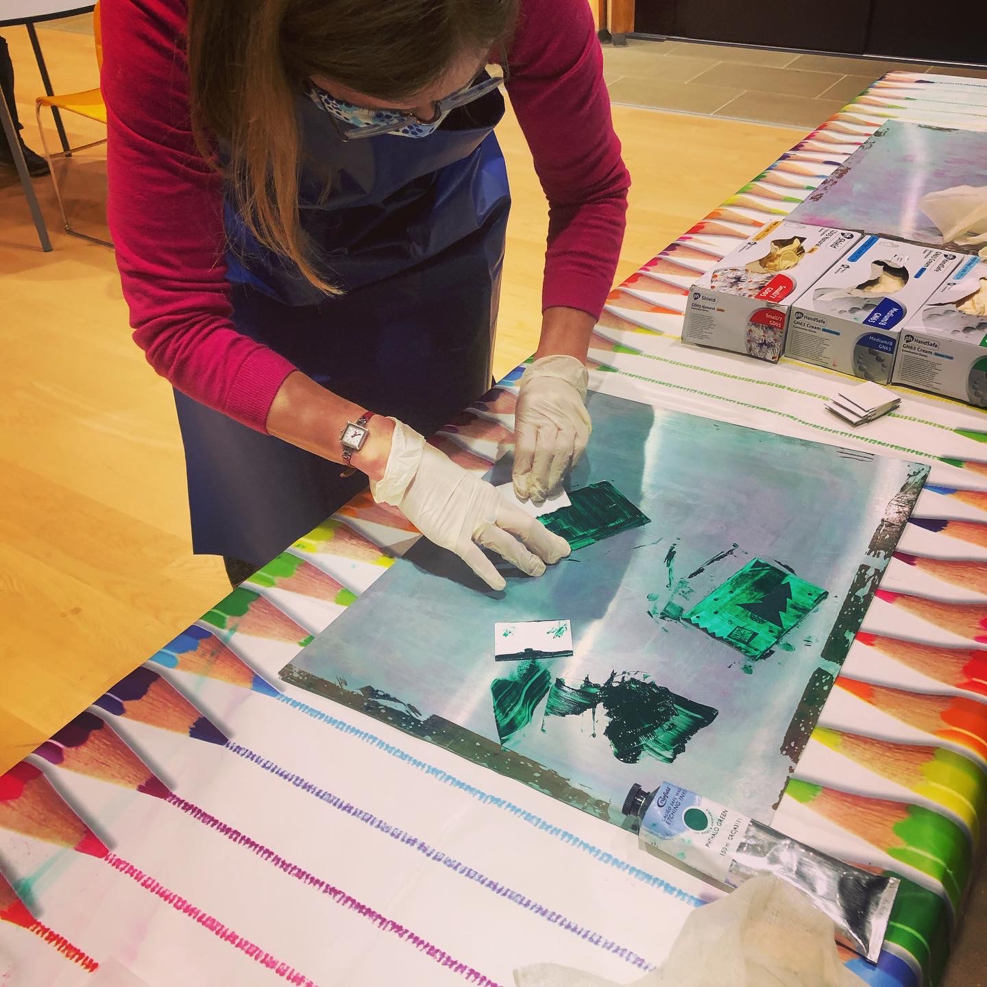 Printing workshop: Drypoint - Hogarth's House | London Borough of Hounslow